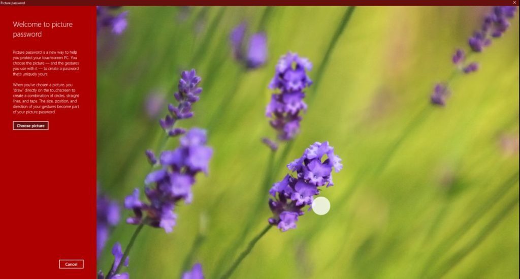 How to set up a Picture Password on Windows 10