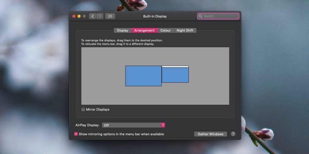 How to set the primary display on macOS