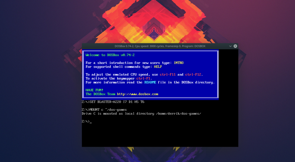 How to play MS-Dos games on Linux with DOSBox