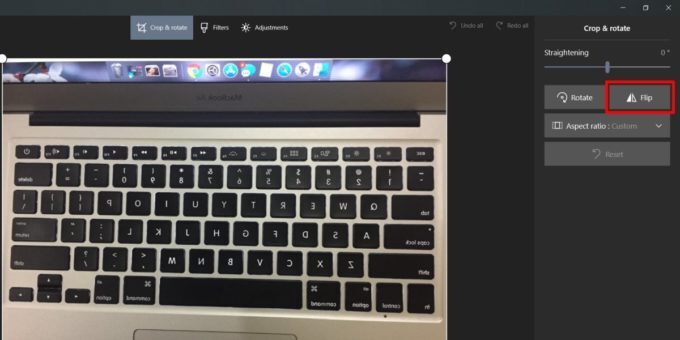 How to mirror/flip photos on Windows 10