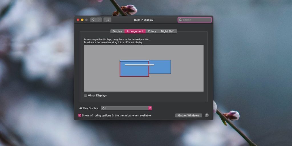 How to set the primary display on macOS