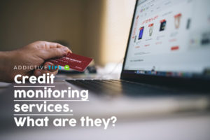 What is a credit monitoring service?