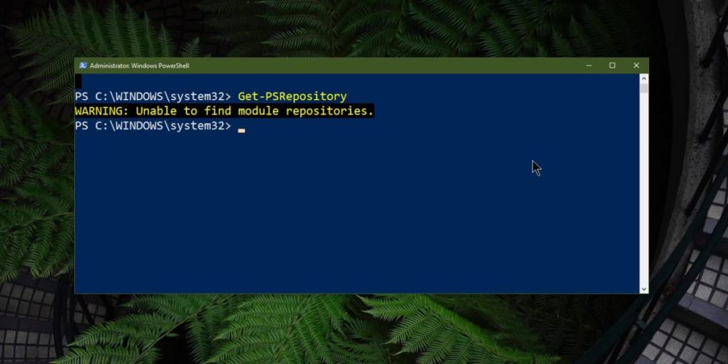 How to fix 'Unable to find module repositories' error in PowerShell on ... How to fix 'Unable to find module repositories' error in PowerShell on ...