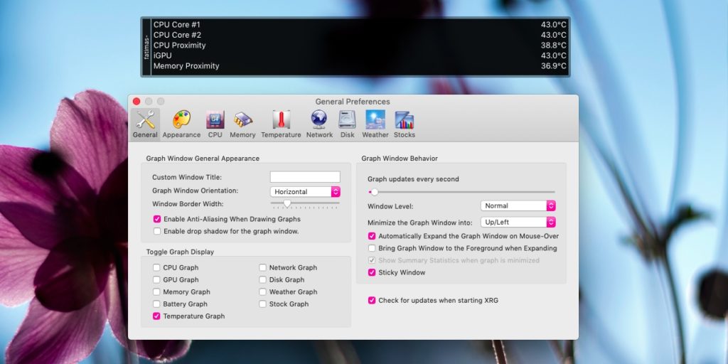 How to monitor CPU and GPU temperature on macOS