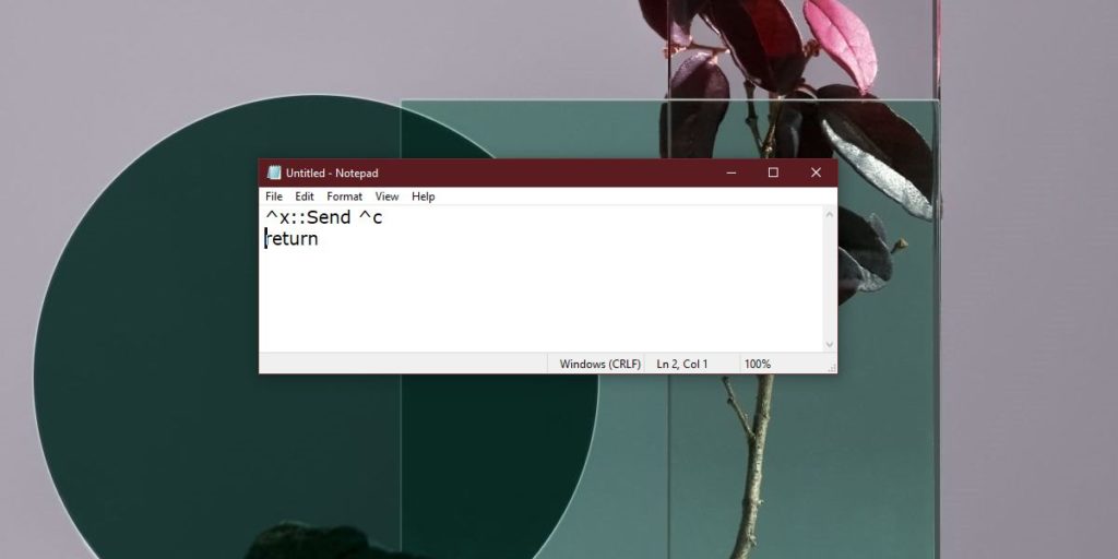 How to change a default keyboard shortcut on Windows 10