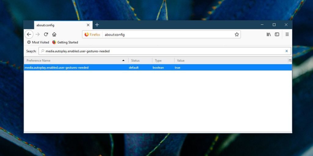 How to disable autoplay in Firefox