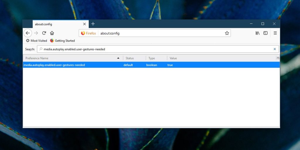 How to disable autoplay in Firefox