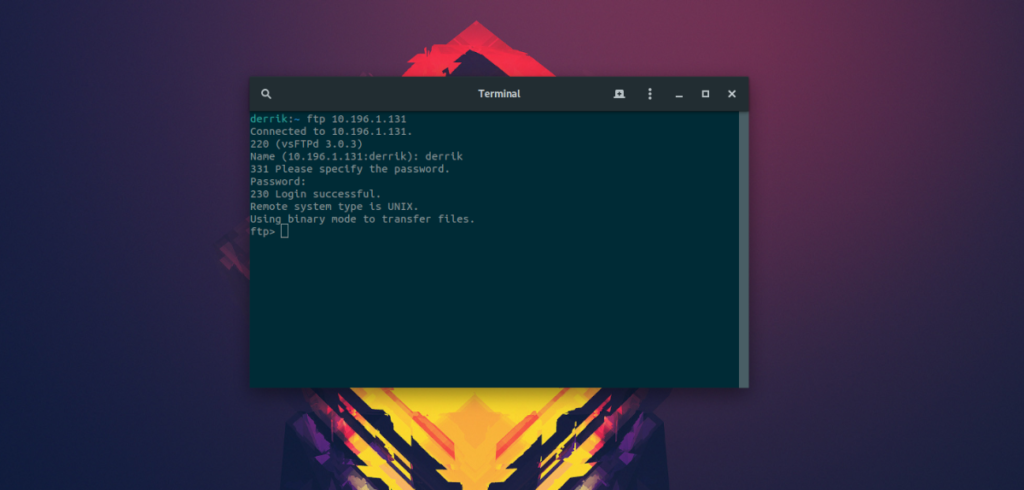 How To Use FTP From The Command line On Linux