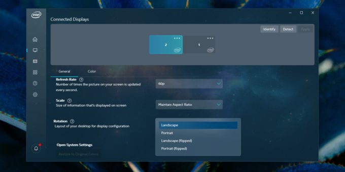 How to fix the screen turned sideways on Windows 10
