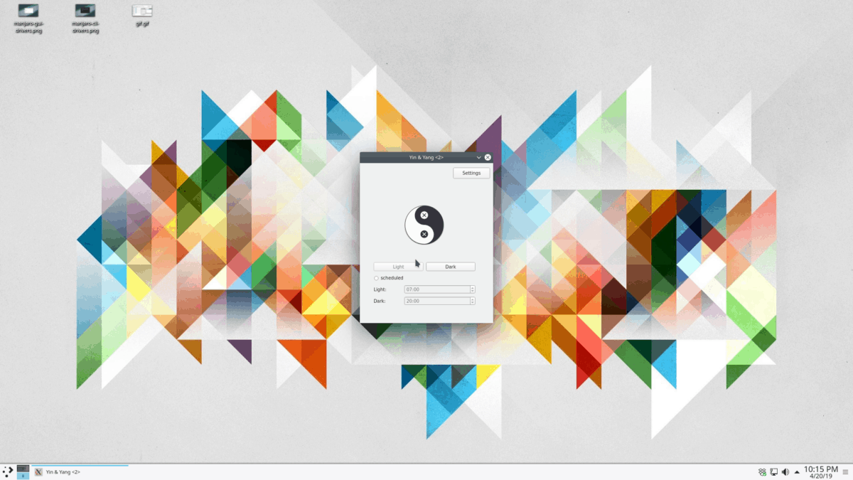 How to set up auto night mode in KDE