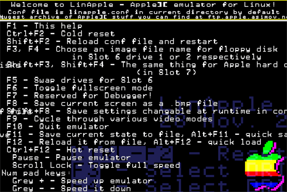 How to install the LinApple Apple II emulator on Linux