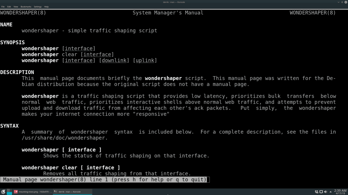 How to manage bandwidth on Linux with Wondershaper