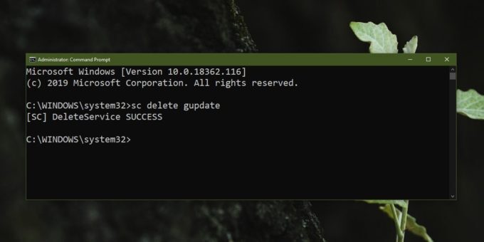 How to delete a service on Windows 10