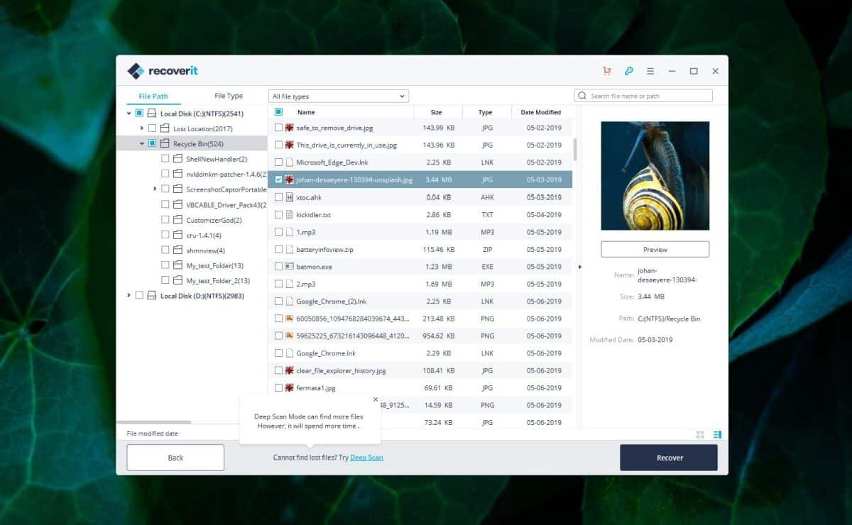 Professional data recovery software for Mac and Windows: Recoverit 8.0 ...