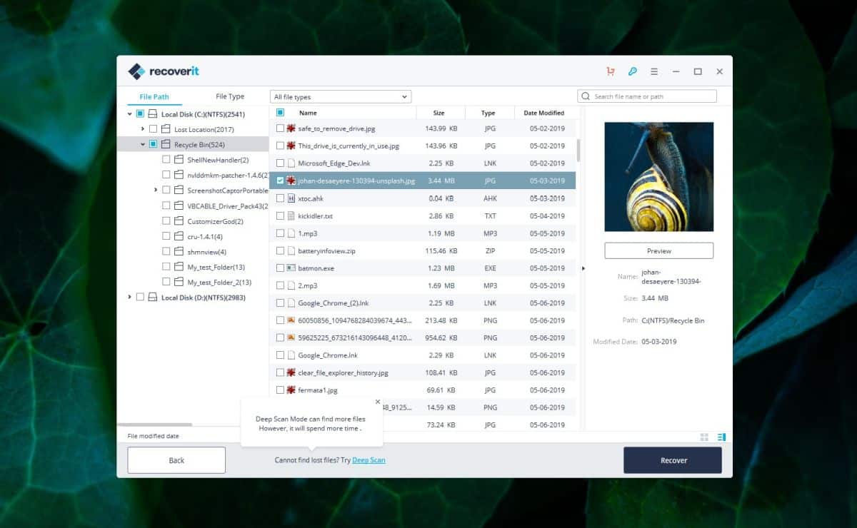 Professional data recovery software for Mac and Windows: Recoverit 8.0 ...