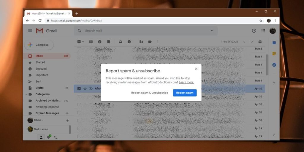 How To Unsubscribe To Spam In Gmail