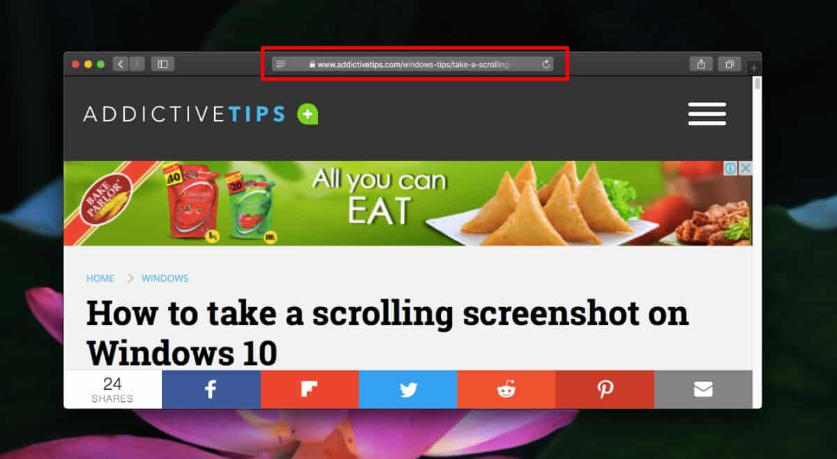 How to view full URL in Safari on macOS