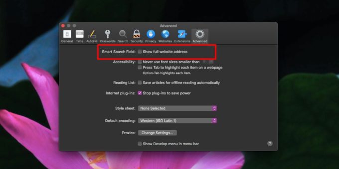 How to view full URL in Safari on macOS