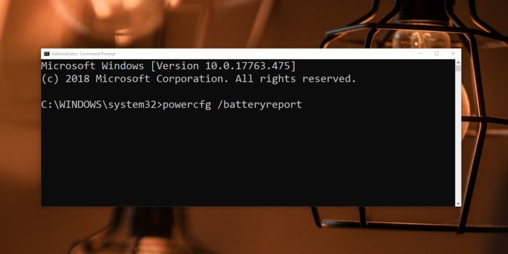 How to check battery capacity on Windows 10