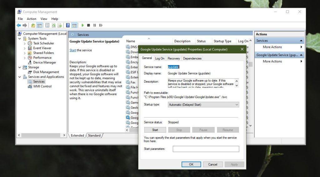 How to delete a service on Windows 10