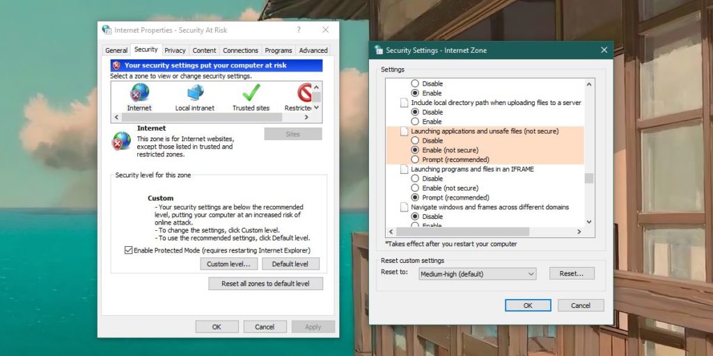 How to fix Open File - Security Warning for all files on Windows 10