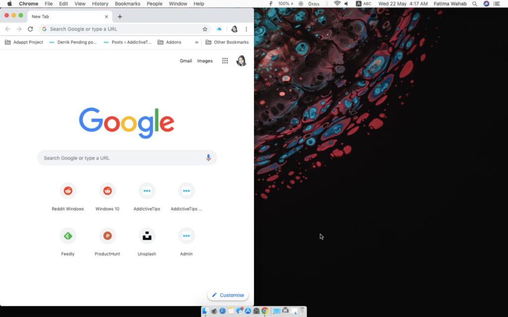 How to resize and snap windows with swipe gestures on macOS