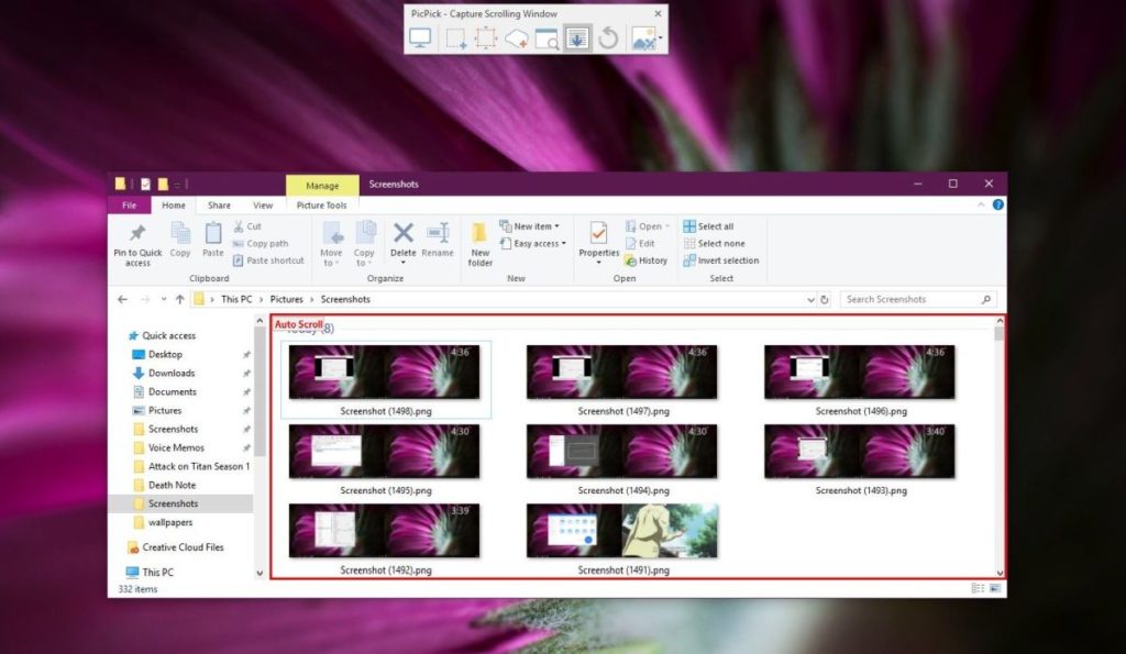 How to take a scrolling screenshot on Windows 10