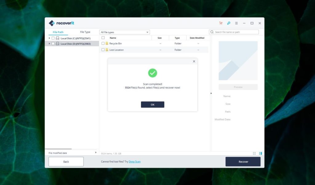 Professional data recovery software for Mac and Windows: Recoverit 8.0 ...