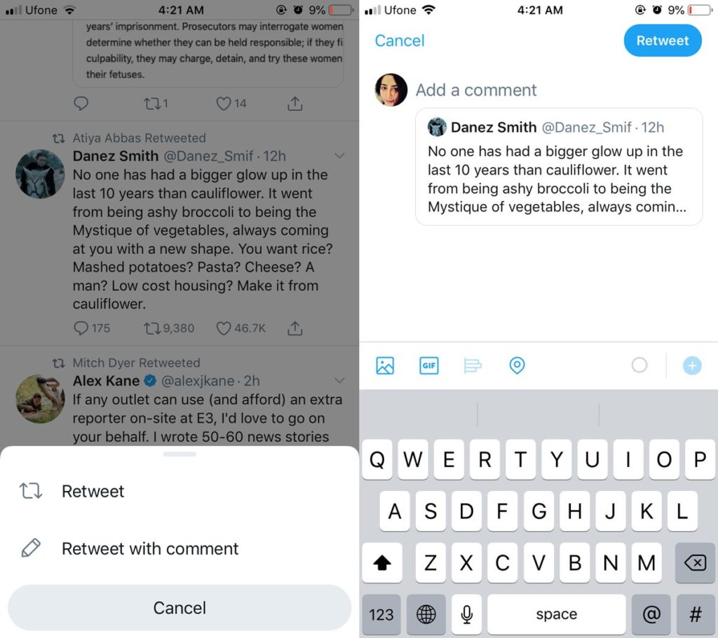 How to add photos and GIFs to retweets on Twitter