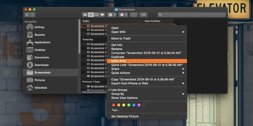 How to pin a file to the Dock on macOS