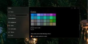 How to set accent color to cursor color on Windows 10
