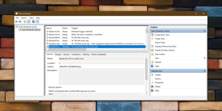 How To Automatically Disable A Scheduled Task On Windows 10