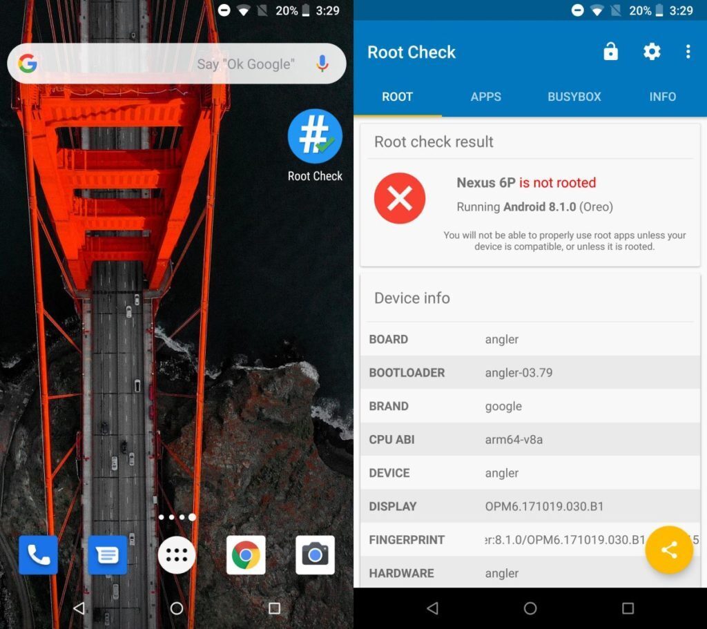 How to check if an Android phone is rooted or not