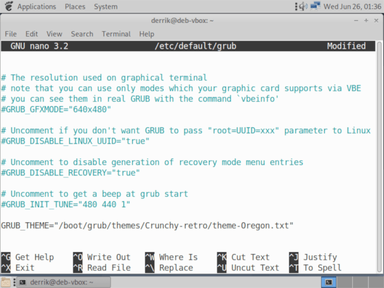 How to install the Ambiance Crunchy Grub2 theme on Linux