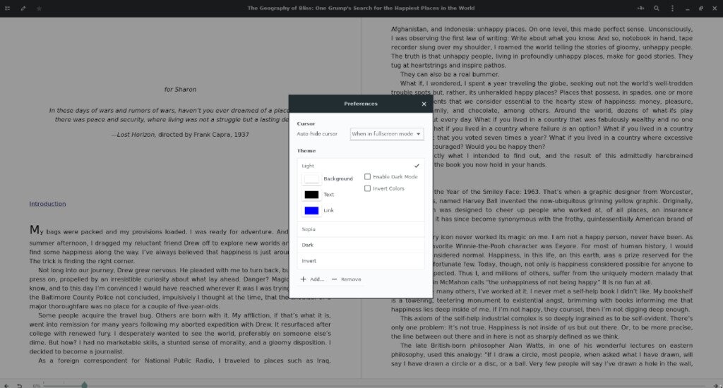 How to set up the Foliate eBook reader on Linux