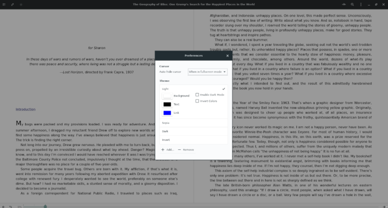 How to set up the Foliate eBook reader on Linux