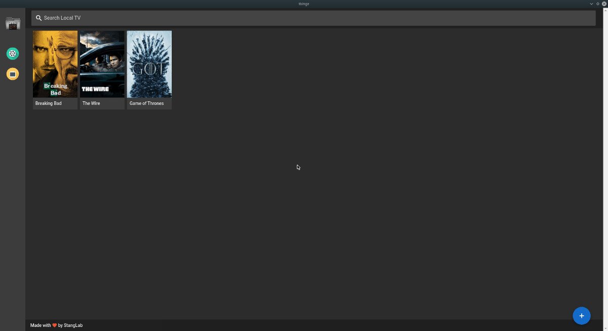How to manage a movies and TV library on Linux with Tbinge