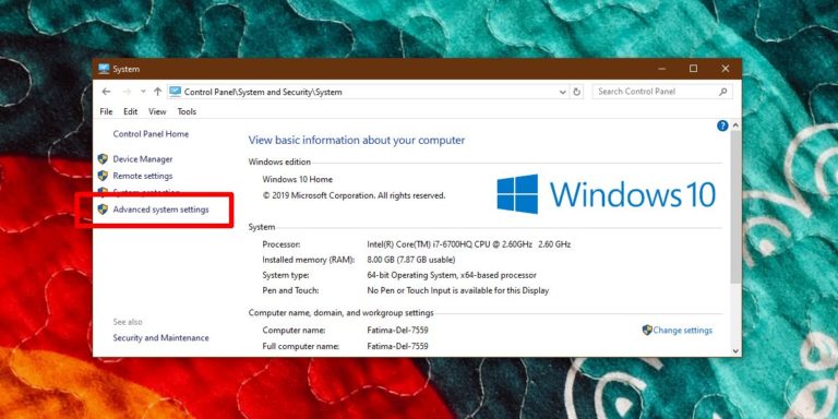 How to change a Windows 10 PC network name