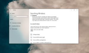 How to search other drives from Windows search on Windows 10