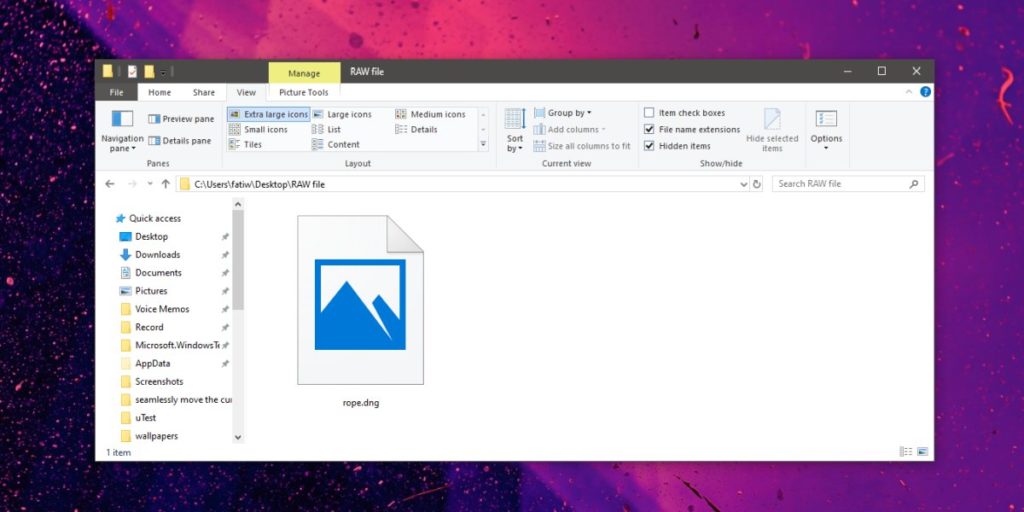 How to enable thumbnail previews for RAW images on Windows 10