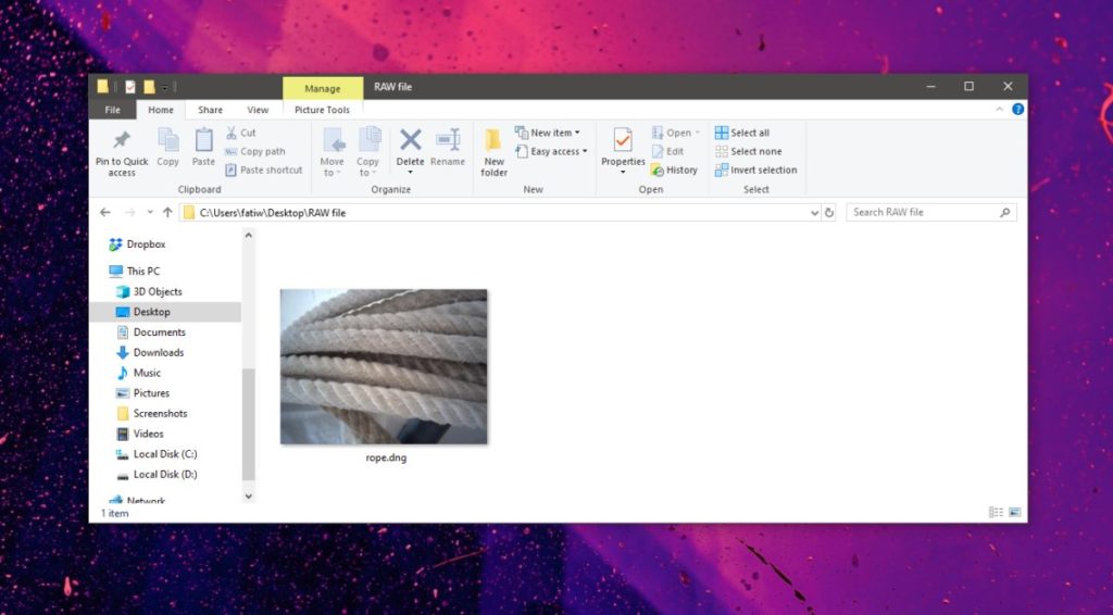 How to enable thumbnail previews for RAW images on Windows 10
