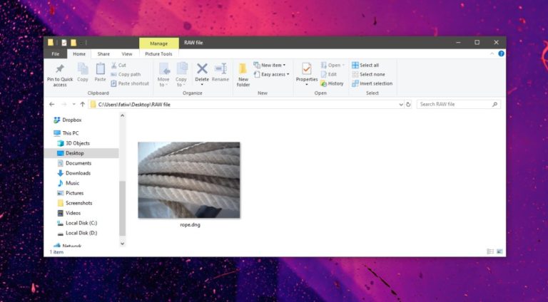 How to enable thumbnail previews for RAW images on Windows 10