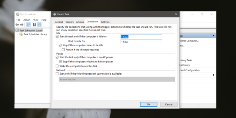 How to automatically shut down on idle on Windows 10