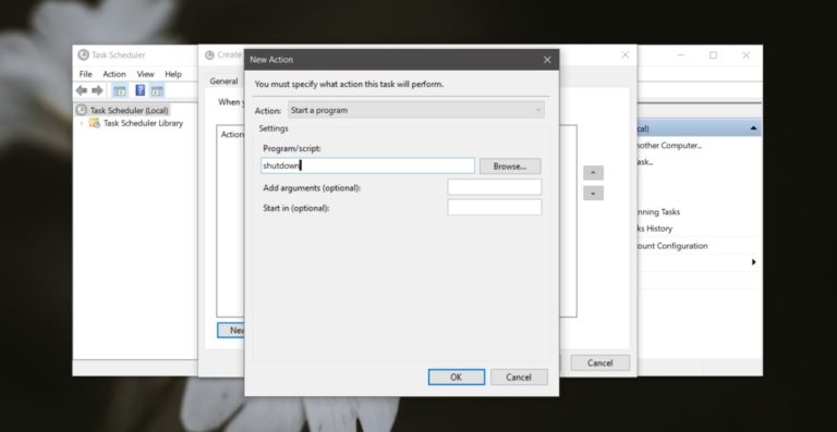 How to automatically shut down on idle on Windows 10