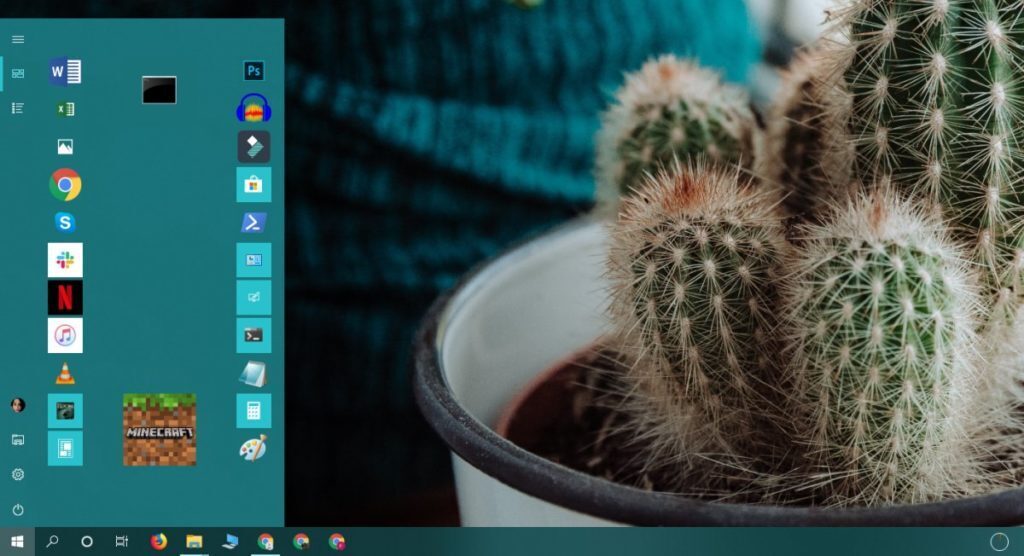 How to match app tile color with Start Menu on Windows 10