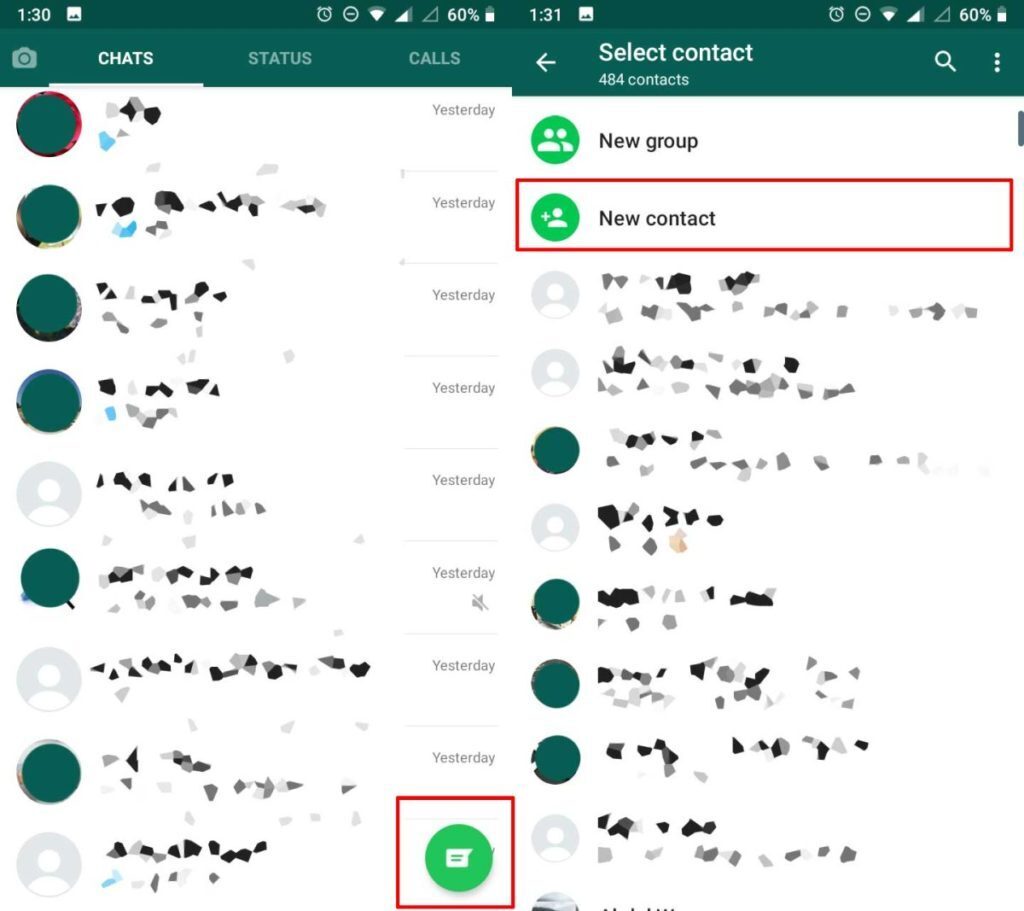 How to add a contact on Whatsapp