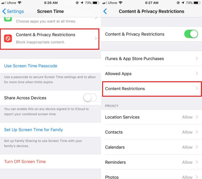 How to block websites on iOS