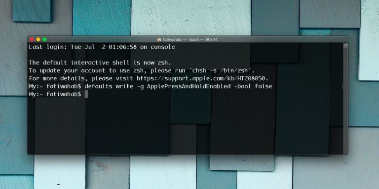 How To Disable Accented Characters When Holding Down A Key On Macos