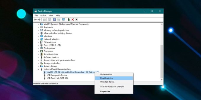 How to disable USB ports on Windows 10