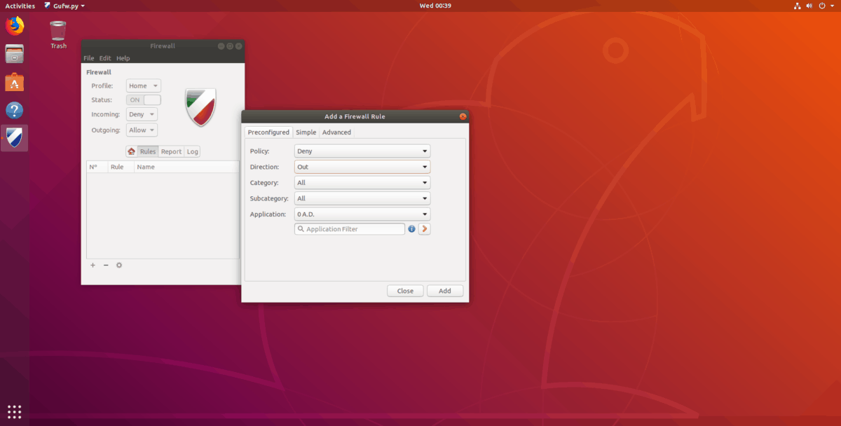 How to set up a firewall on Ubuntu